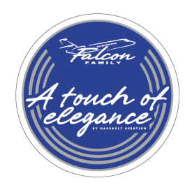 Falcon family a touch of Elegance patch | Dassault Aviation Store